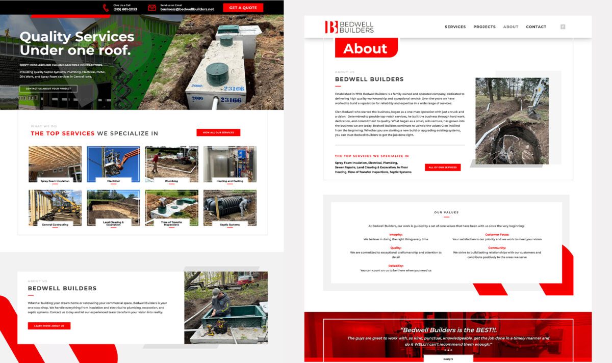 Project: Bedwell Builders - Gradient9 Studios